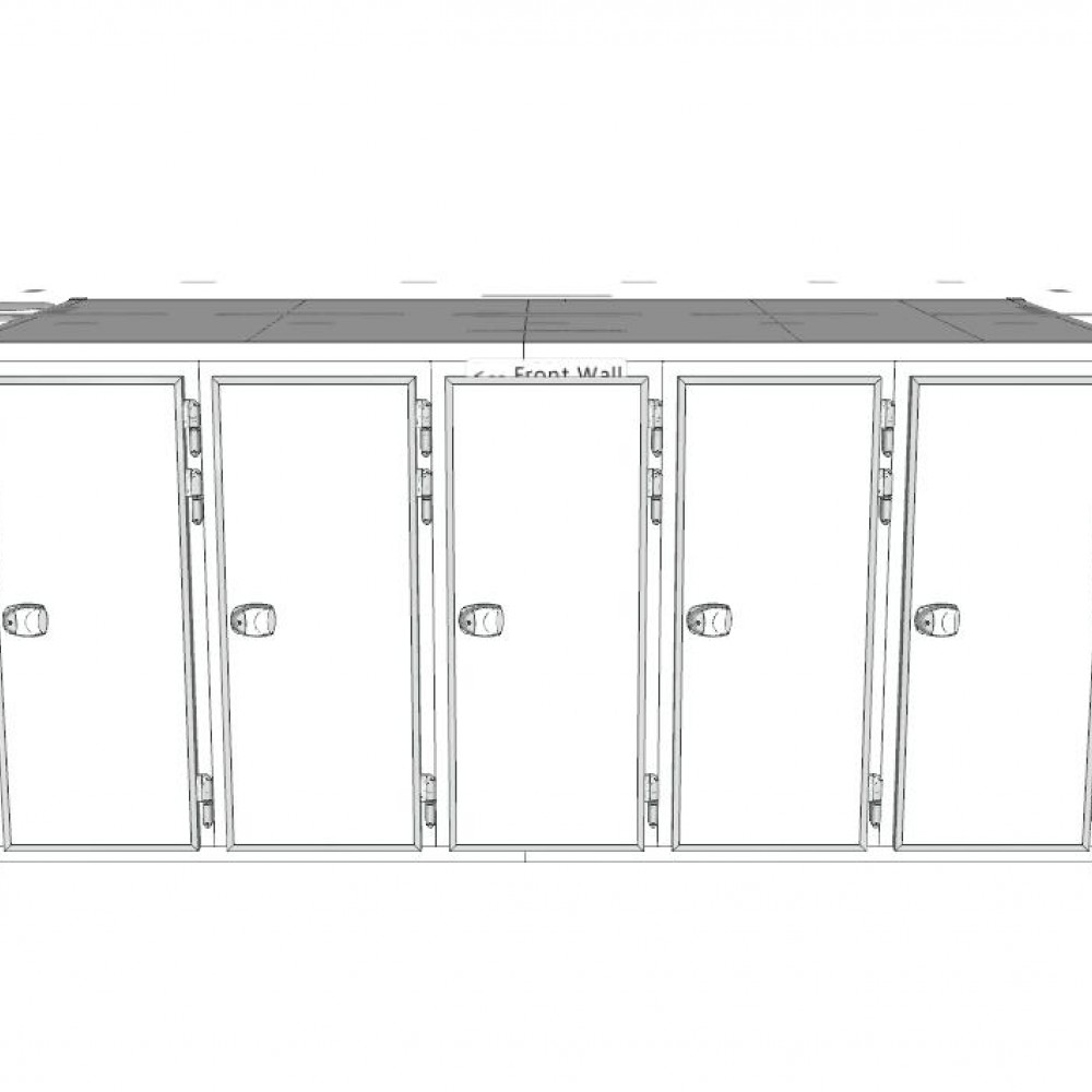 20 Body Front Loading Mortuary Cold Room