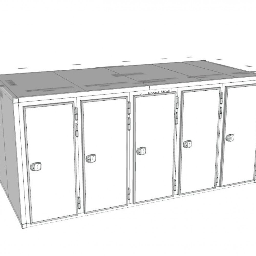 20 Body Front Loading Mortuary Cold Room