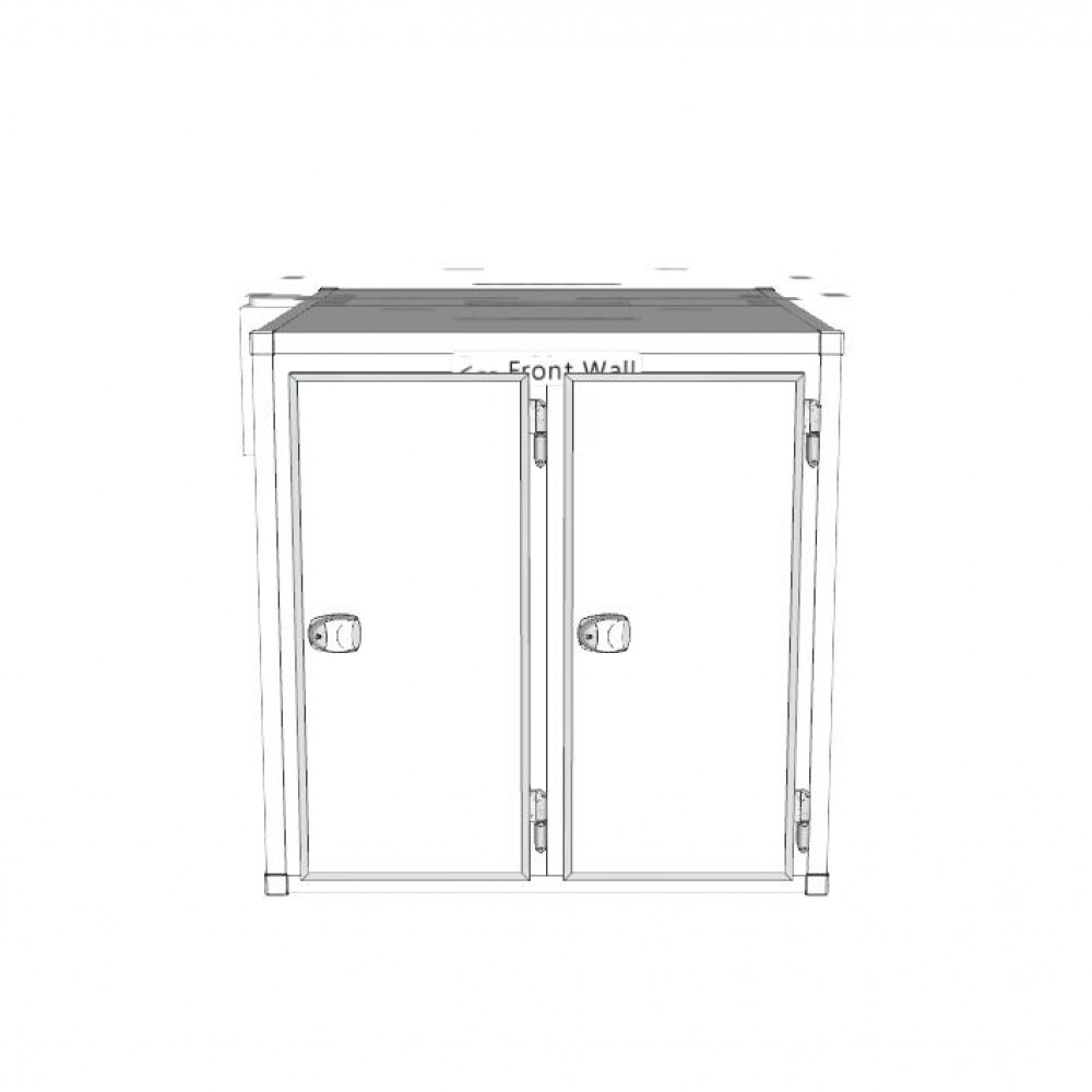 6 Body Front Loading Mortuary Cold Room