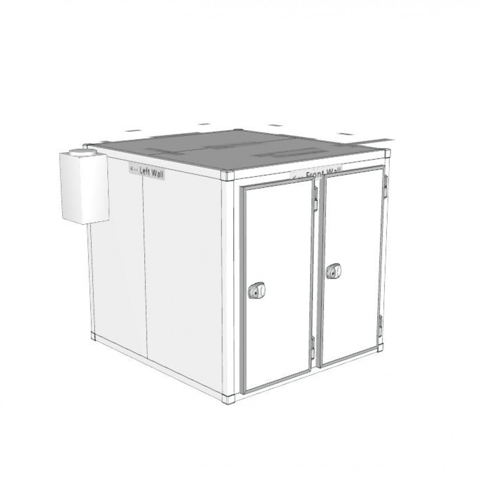 6 Body Front Loading Mortuary Cold Room